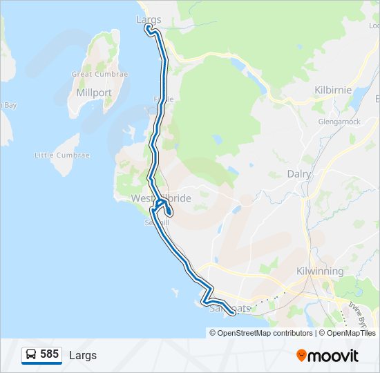 585 Route: Schedules, Stops & Maps - Largs (Updated)