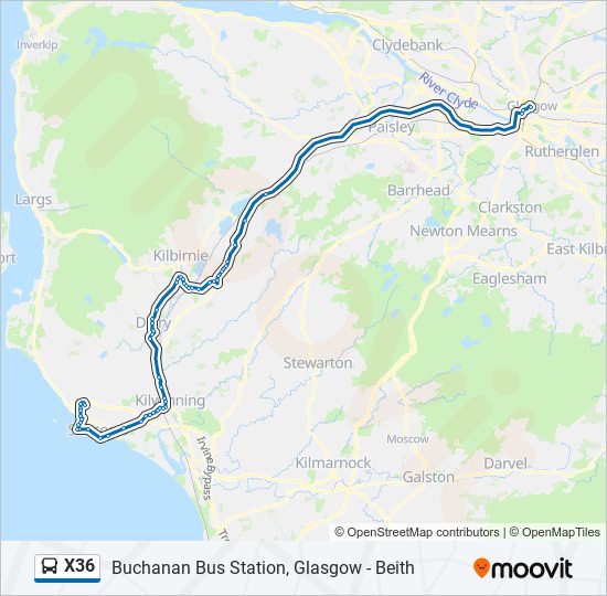 x36 Route: Schedules, Stops & Maps - Ardrossan (Updated)