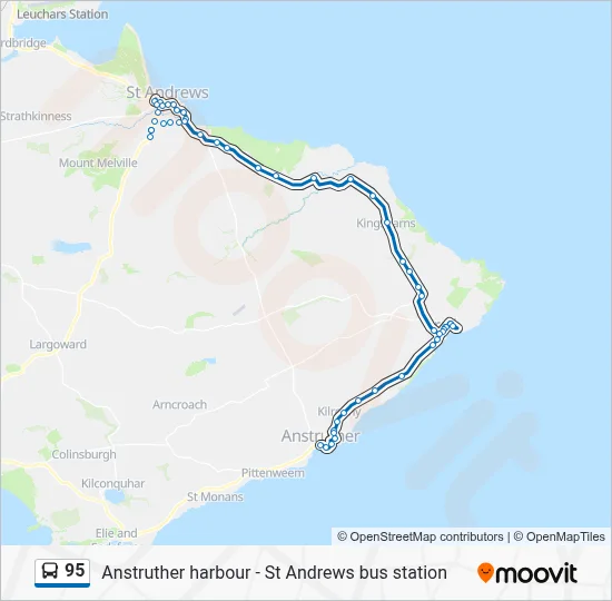 95 Route: Schedules, Stops & Maps - St Andrews (Updated)