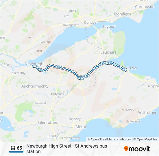 65 Route: Schedules, Stops & Maps - St Andrews (Updated)