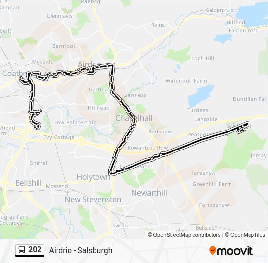 202 Route: Schedules, Stops & Maps - Salsburgh (Updated)