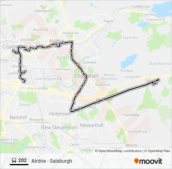 202 Route: Schedules, Stops & Maps - Salsburgh (Updated)
