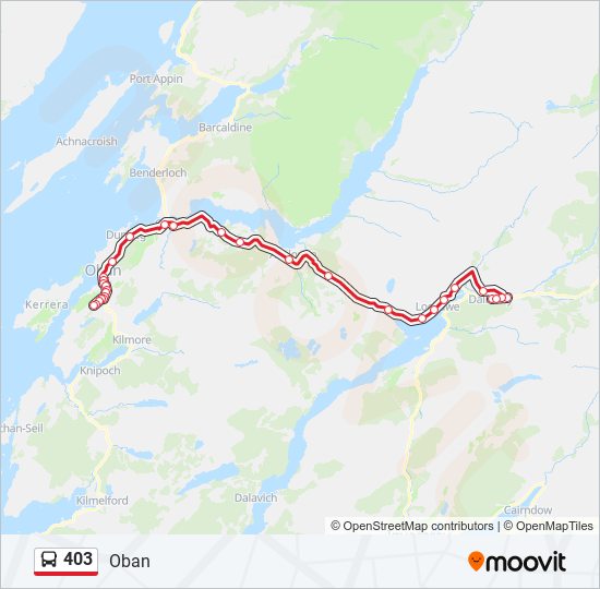 403 Route: Schedules, Stops & Maps - Oban (Updated)