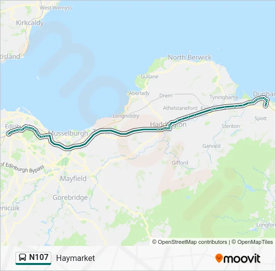 N107 Route: Schedules, Stops & Maps - Haymarket (Updated)