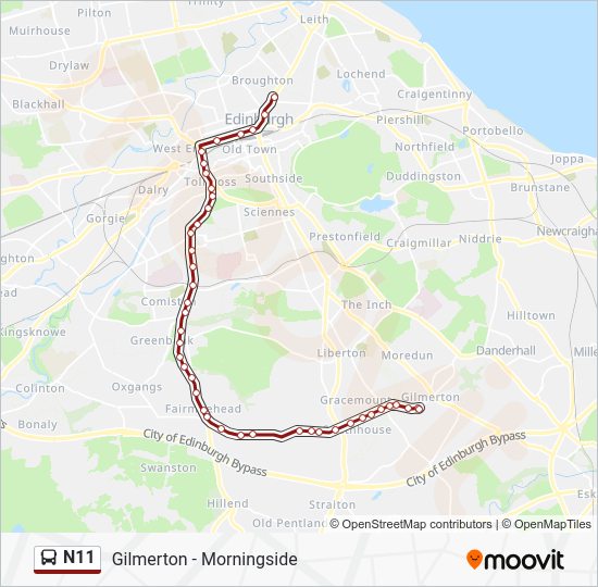 N11 Route: Schedules, Stops & Maps - Morningside (Updated)