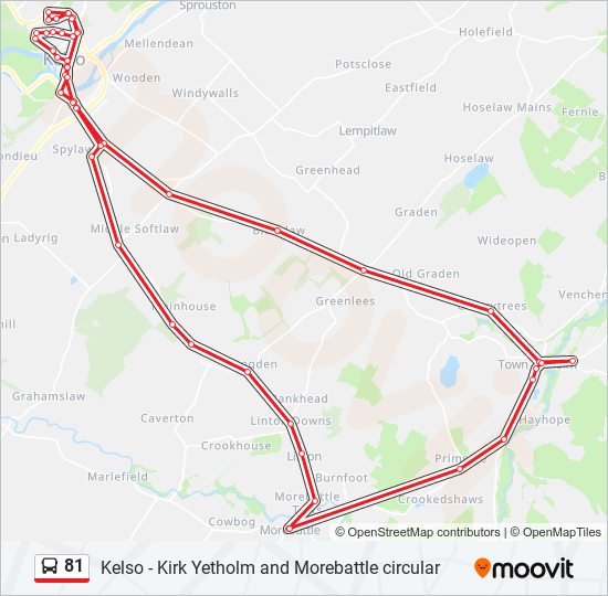 81 Route: Schedules, Stops & Maps - Kelso (Updated)