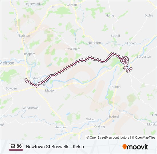 86 Route: Schedules, Stops & Maps - Kelso (Updated)