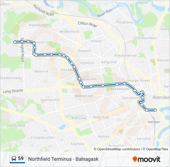 59 Route: Schedules, Stops & Maps - Aberdeen (Updated)