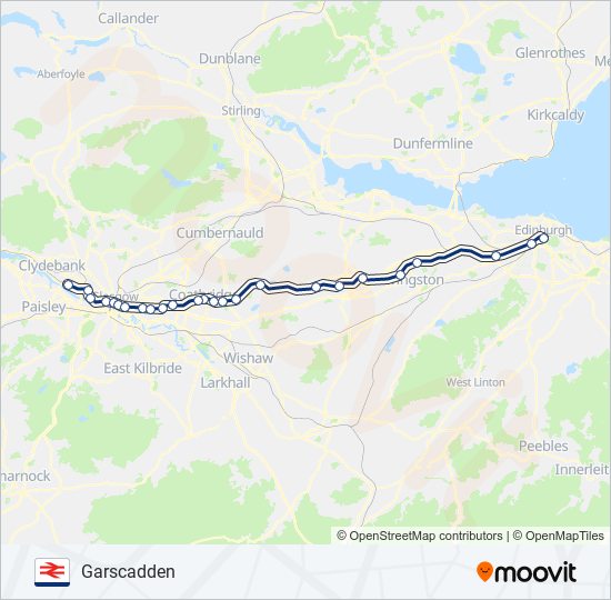 scotrail Route: Schedules, Stops & Maps - Garscadden (Updated)