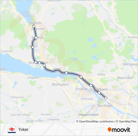 SCOTRAIL Route: Schedules, Stops & Maps - Yoker (Updated)