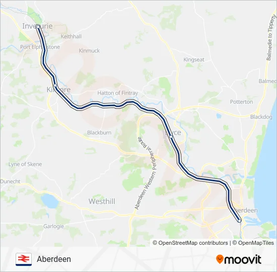SCOTRAIL Route: Schedules, Stops & Maps - Aberdeen (Updated)