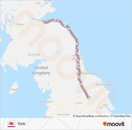 TRANSPENNINE EXPRESS Route: Schedules, Stops & Maps - York (Updated)