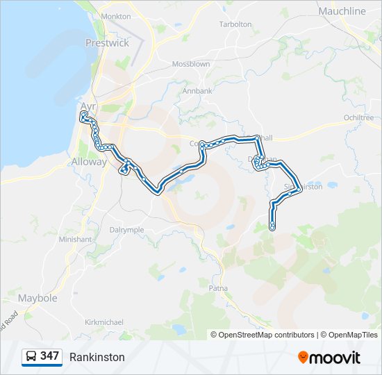 347 Route: Schedules, Stops & Maps - Rankinston (Updated)