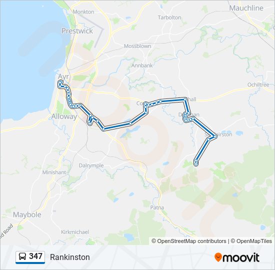 347 Route: Schedules, Stops & Maps - Rankinston (Updated)