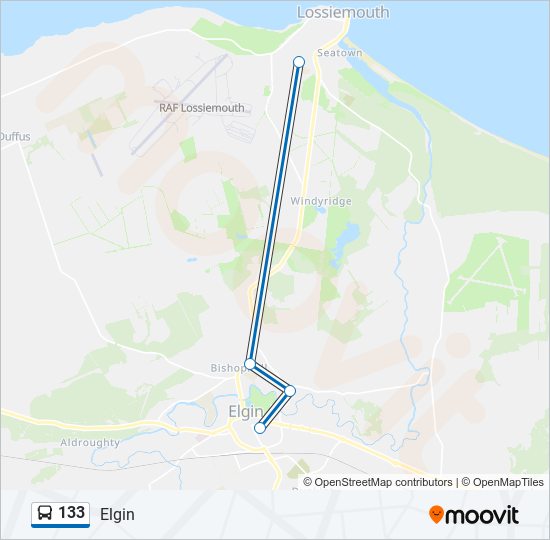 133 Route: Schedules, Stops & Maps - Elgin (Updated)