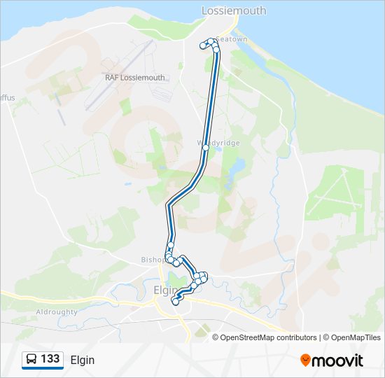 133 Route: Schedules, Stops & Maps - Elgin (Updated)