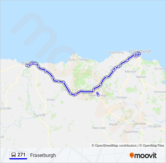 271 Route: Schedules, Stops & Maps - Fraserburgh (Updated)