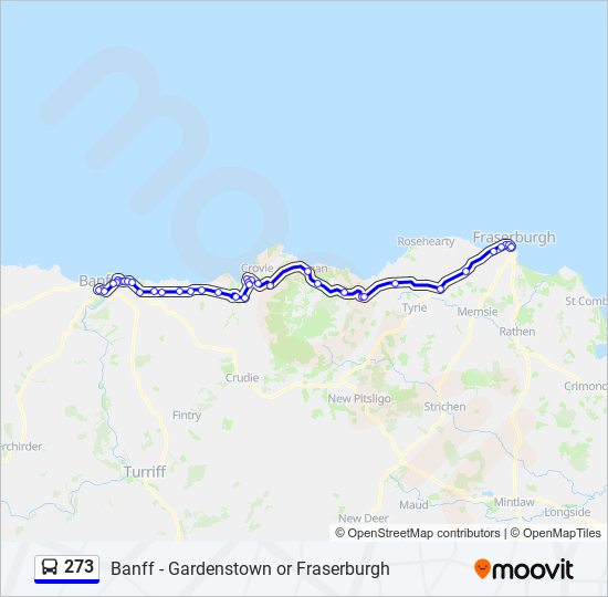 273 Route: Schedules, Stops & Maps - Fraserburgh (Updated)