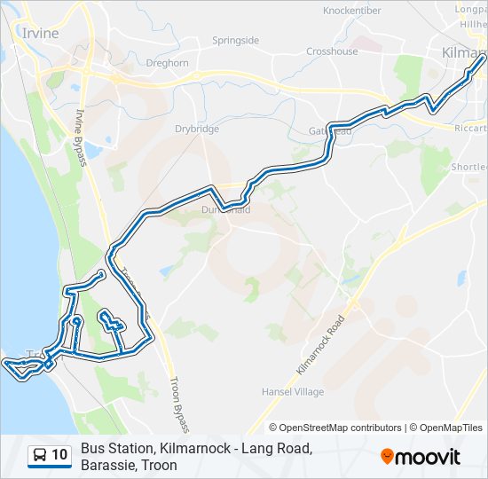 10 Route: Schedules, Stops & Maps - Barassie (Updated)