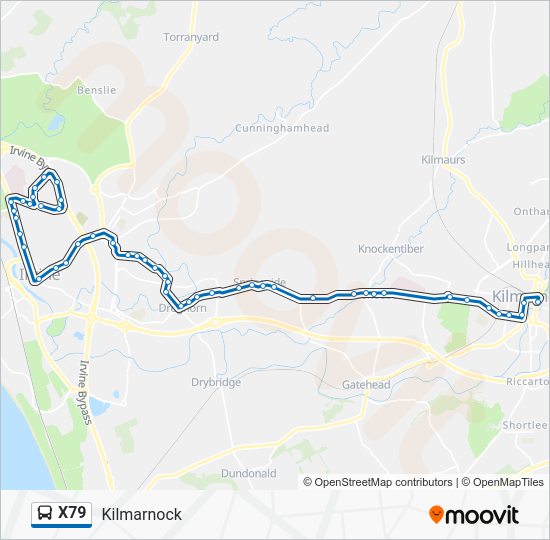 x79 Route: Schedules, Stops & Maps - Kilmarnock (Updated)