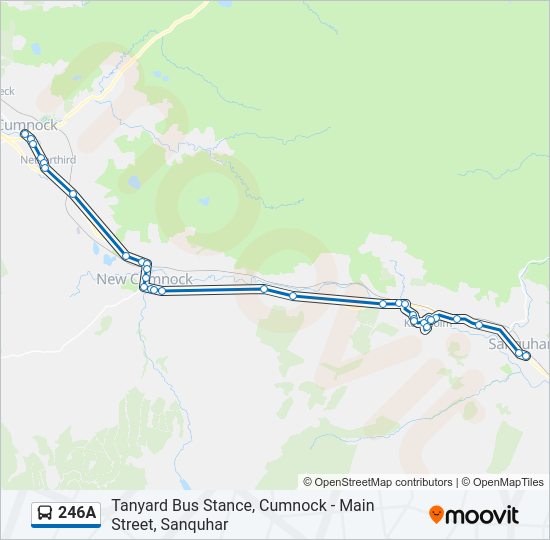 246A Route: Schedules, Stops & Maps - Cumnock (Updated)