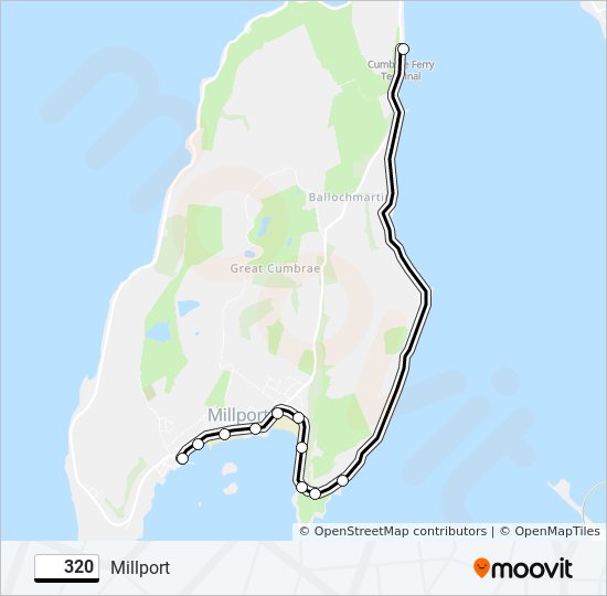 320 Route: Schedules, Stops & Maps - Millport (Updated)