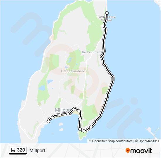 320 Route: Schedules, Stops & Maps - Millport (Updated)