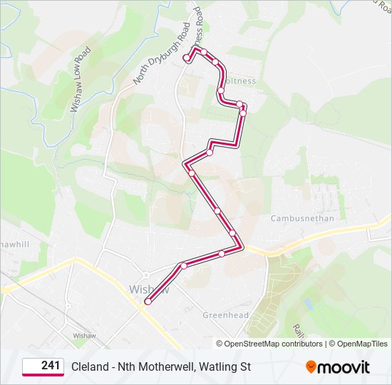 241 Route: Schedules, Stops & Maps - Wishaw (Updated)