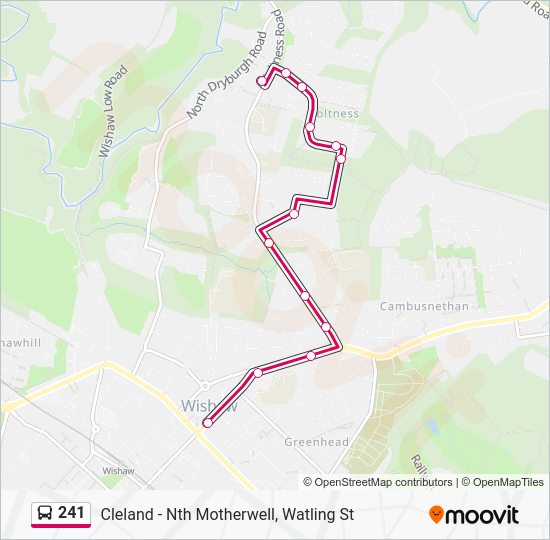241 Route: Schedules, Stops & Maps - Wishaw (Updated)