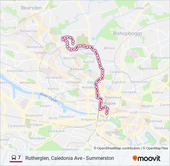 7 Route: Schedules, Stops & Maps - Glasgow (Updated)