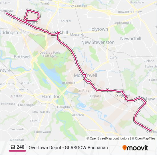 240 Route: Schedules, Stops & Maps - Overtown (Updated)
