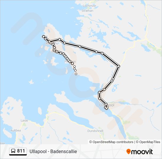 811 Route: Schedules, Stops & Maps - Ullapool (Updated)