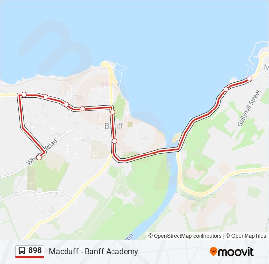 898 Route: Schedules, Stops & Maps - Macduff (Updated)