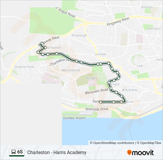 6s Route: Schedules, Stops & Maps - Riverside (Updated)