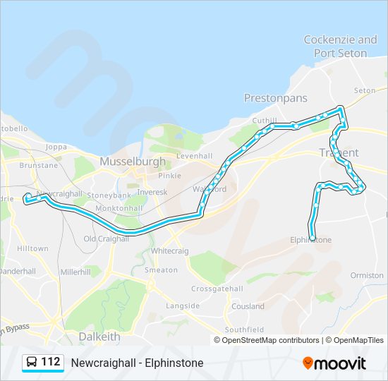 112 Route: Schedules, Stops & Maps - Elphinstone (Updated)