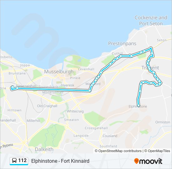 112 Route: Schedules, Stops & Maps - Elphinstone (Updated)