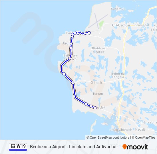 w19 Route: Schedules, Stops & Maps - Liniclate (Updated)