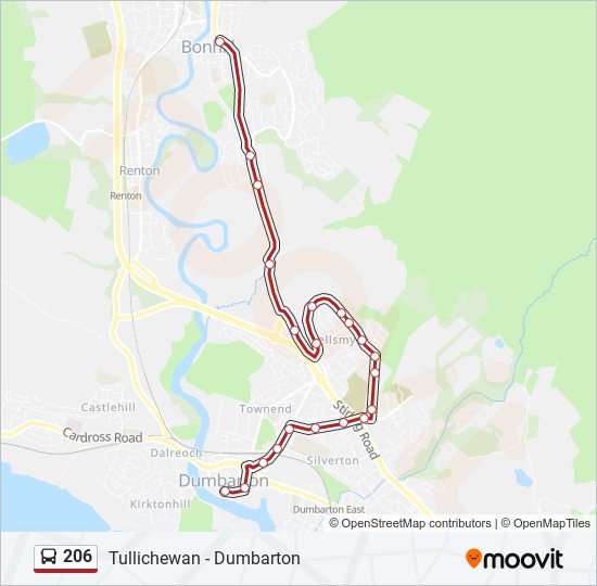 206 Route: Schedules, Stops & Maps - Bonhill (Updated)