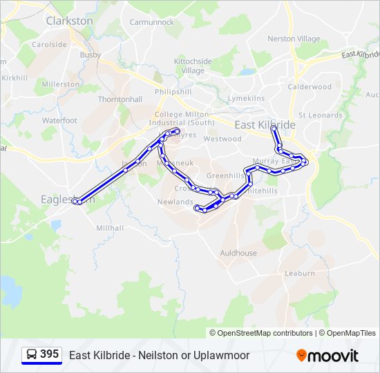 395 Route: Schedules, Stops & Maps - Eaglesham (Updated)