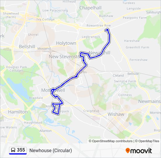 355 Route: Schedules, Stops & Maps - Newhouse (Updated)
