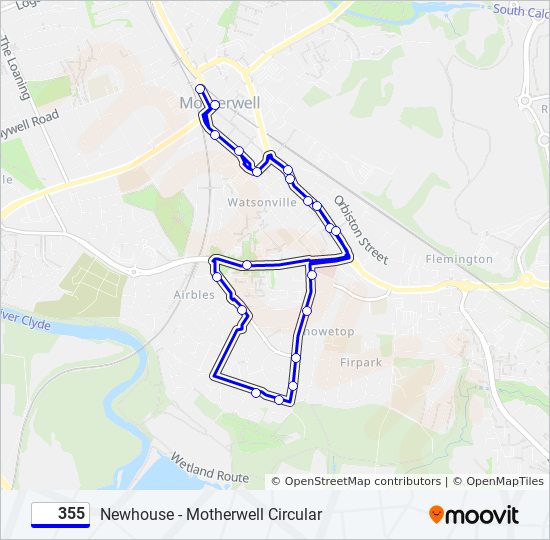 355 Route: Schedules, Stops & Maps - Motherwell (Updated)