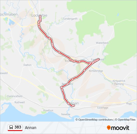 383 Route: Schedules, Stops & Maps - Annan (Updated)