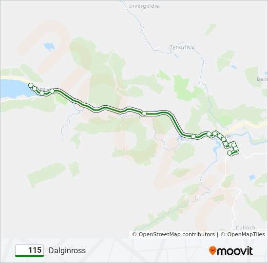 115 Route: Schedules, Stops & Maps - Dalginross (Updated)