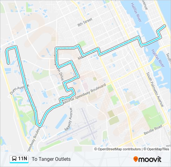 11n Route: Schedules, Stops & Maps - To Tanger Outlets (Updated)