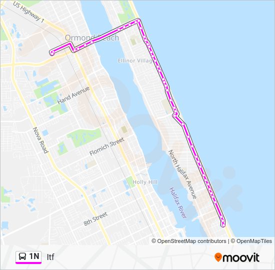 Ruta 1N: horarios, paradas y mapas - Itf (Actualizado)