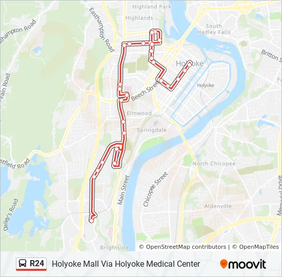 Holyoke Road Map