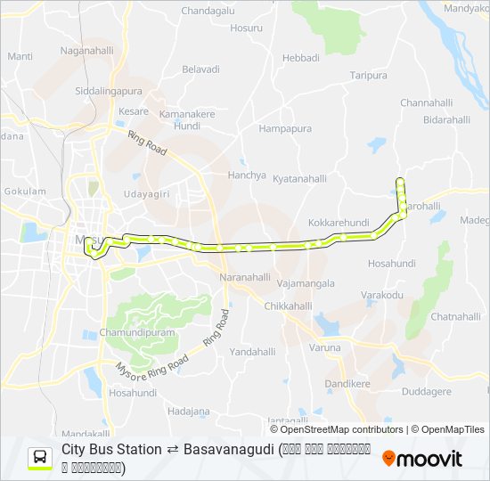 333 Route: Schedules, Stops & Maps - → Basavanagudi (ಬಸವನಗುಡಿ) (Updated)