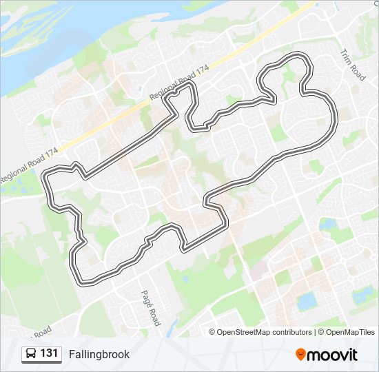131 Route: Schedules, Stops & Maps - Fallingbrook ~ Place D'Orléans ...