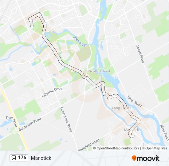 176 Route: Schedules, Stops & Maps - Barrhaven Centre (Updated)