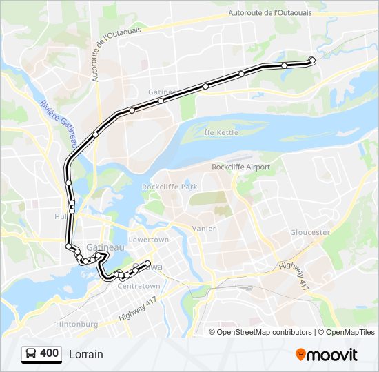 400 Route: Schedules, Stops & Maps - Lorrain (Updated)